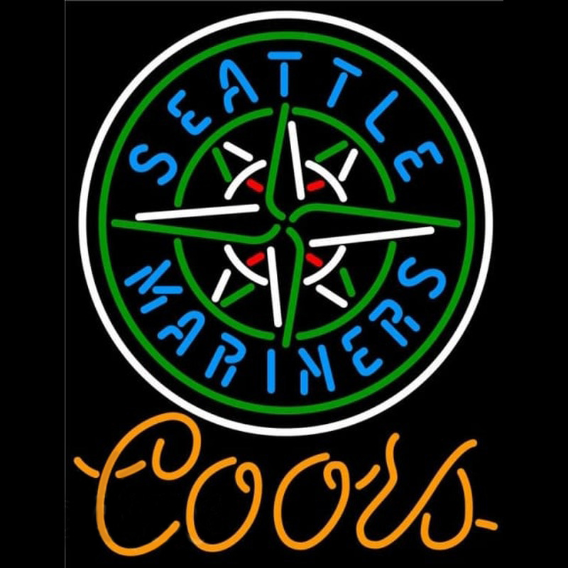 Custom Pabst Blue Ribbon Seattle Mariners MLB Beer Sign Neon Sign USA ...