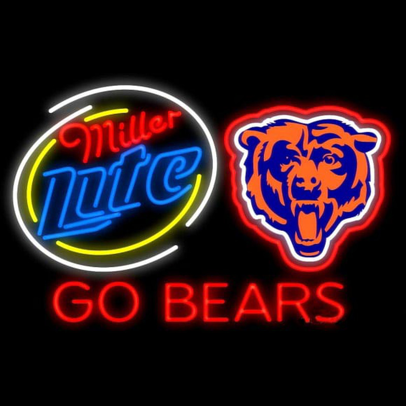 Custom Chicago Bears Alternate Logo NFL Neon Sign Neon Sign USA ...